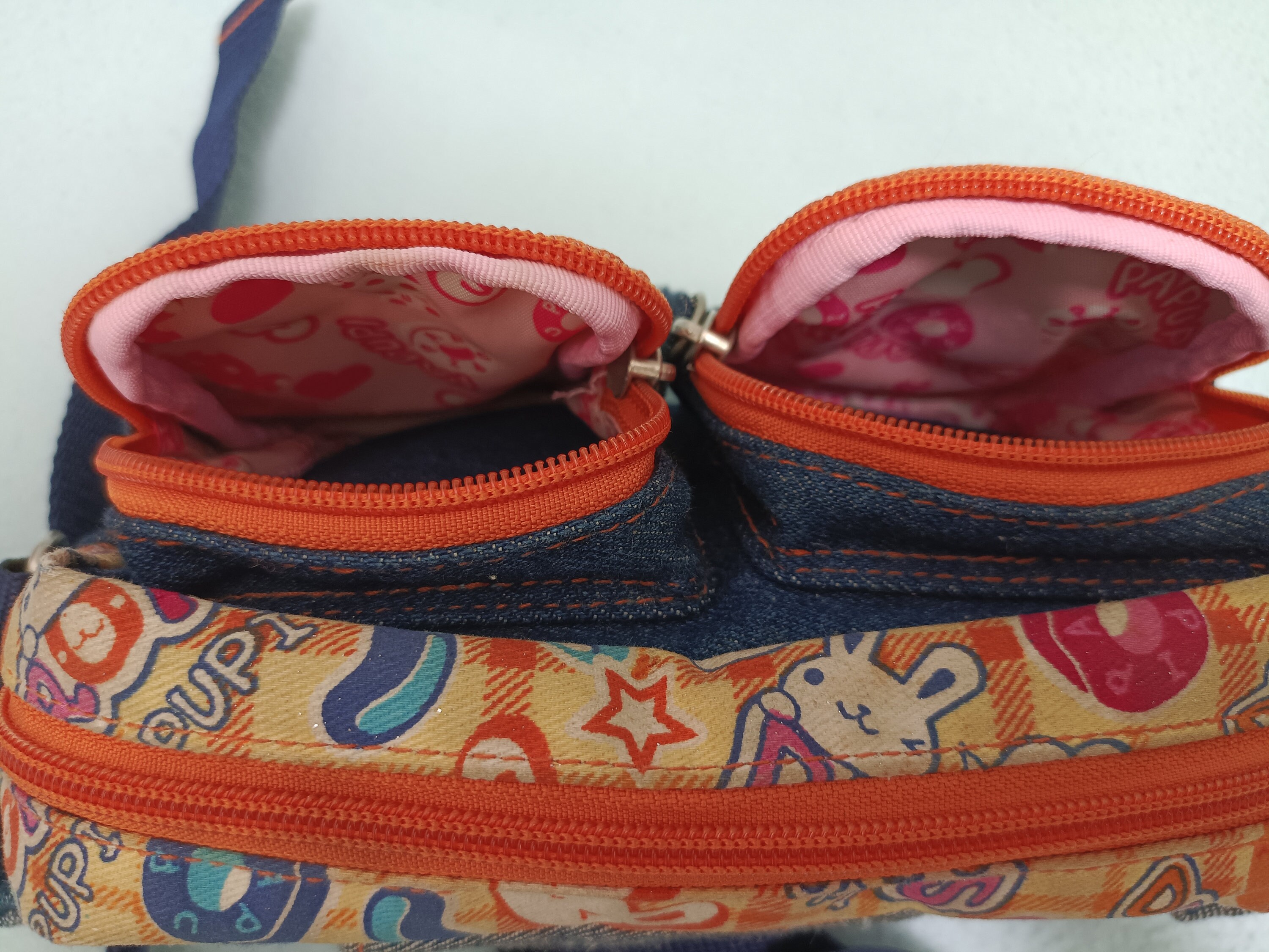 Vintage Papupi Fanny Pack Waist Pouch Bag Denim / Retro - Etsy