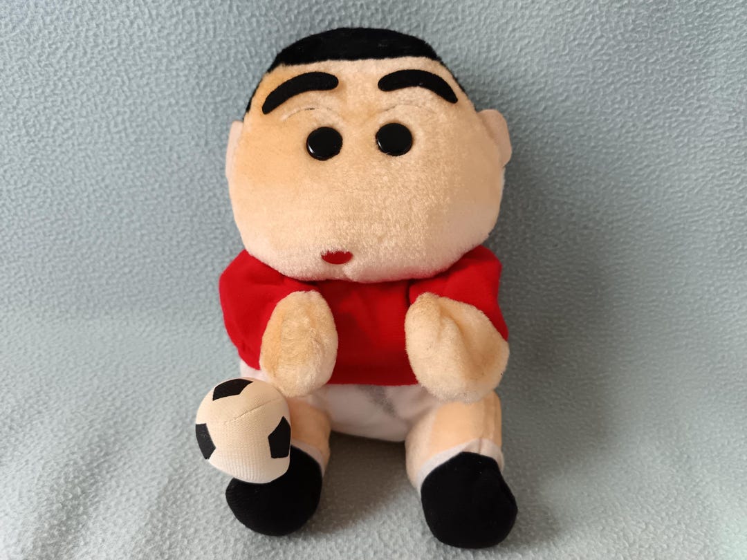 Crayon Shin Chan Football Puppet Plush 9/ Japan Manga Anime Boy Yoshito ...