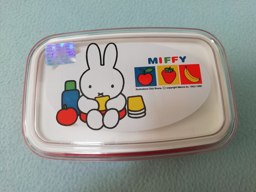 Vintage 1999 Miffy Mini Lunch Box Dual Layer/ Mini Food Container ...