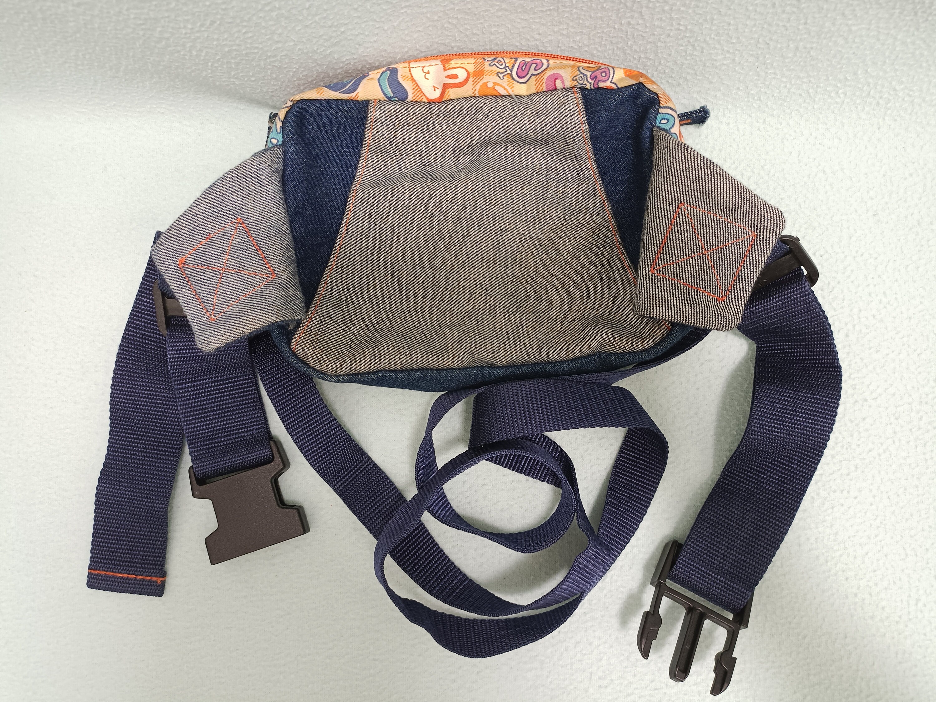 Vintage Papupi Fanny Pack Waist Pouch Bag Denim / Retro - Etsy