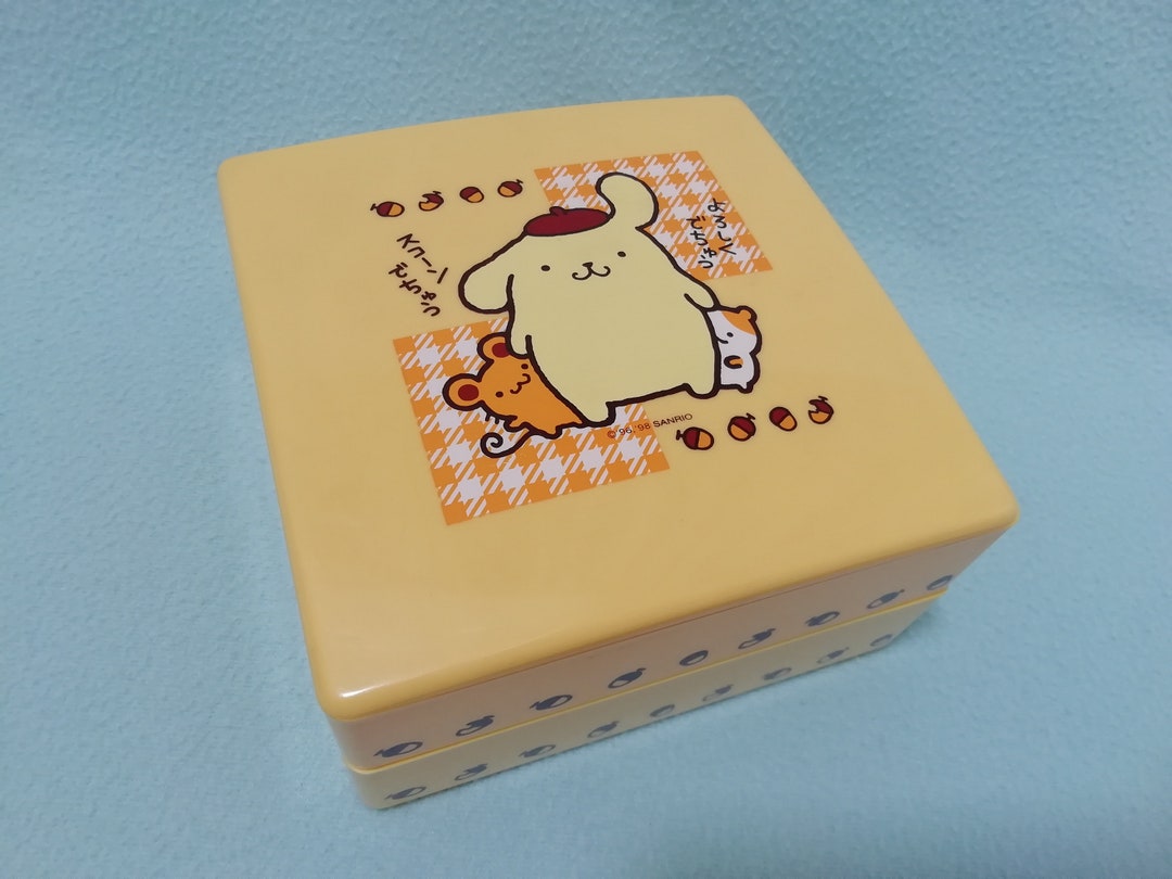 Vintage 1998 Sanrio Pom Pom Purin Plastic Container Box/trinket Snack ...