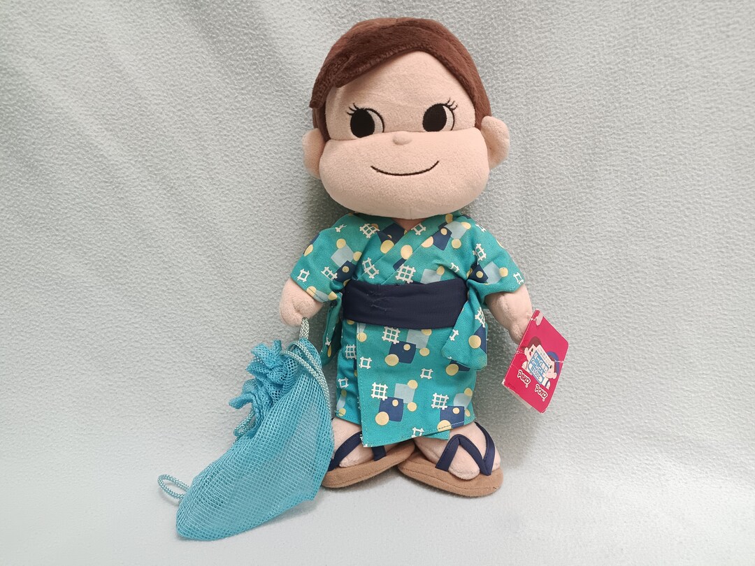 Poko Chan Milky Plush Doll Sega Soft Toys Kimono Japan Traditional 12 ...