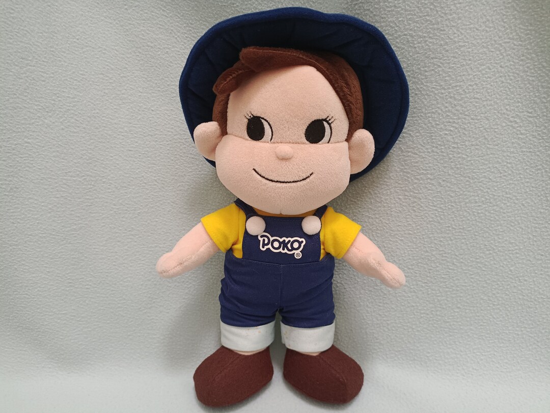 Vintage Poko Chan Milky Plush Doll Soft Toys Stuffed Figure Fujiya Sega ...