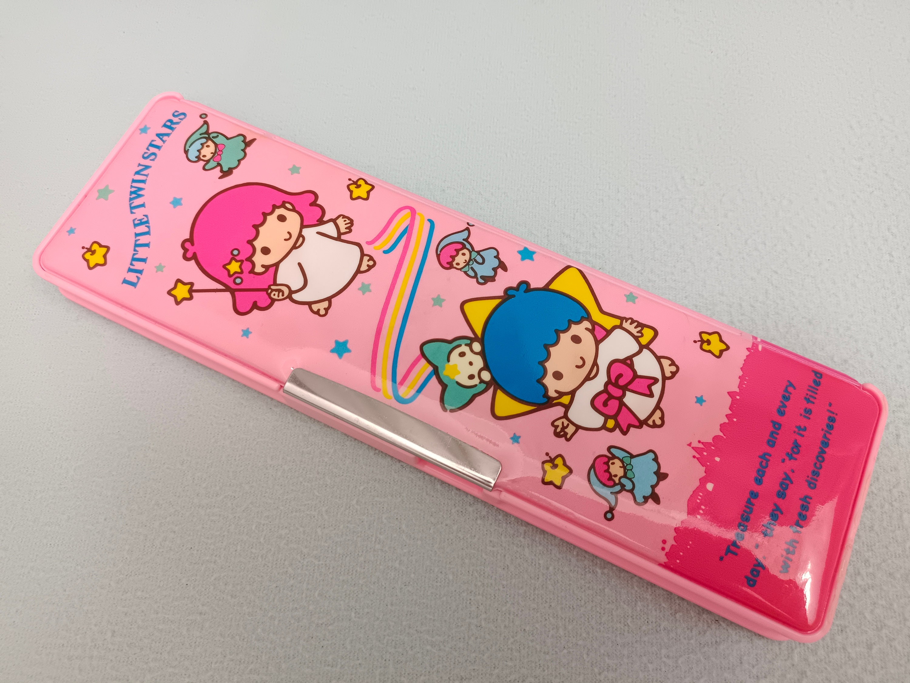 Vintage 1990 Sanrio Little Twin Stars Pencil Case Box / Made - Etsy