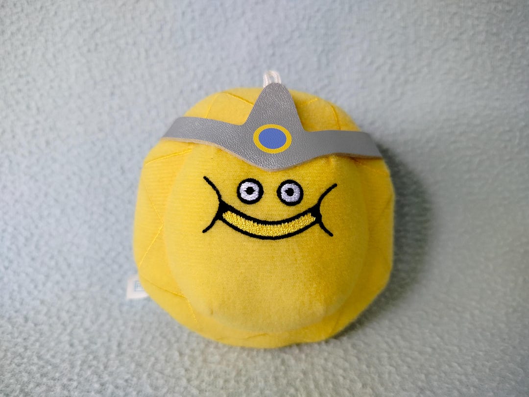 Dragon Quest Gold Gem Slime Monsters 25th Keychain Plush / Square Enix ...