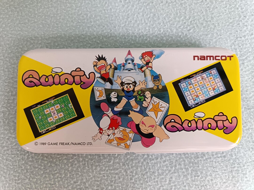 Vintage 1989 Quinty Mendel Palace Namco Famicom Game Tin Pencil Box ...