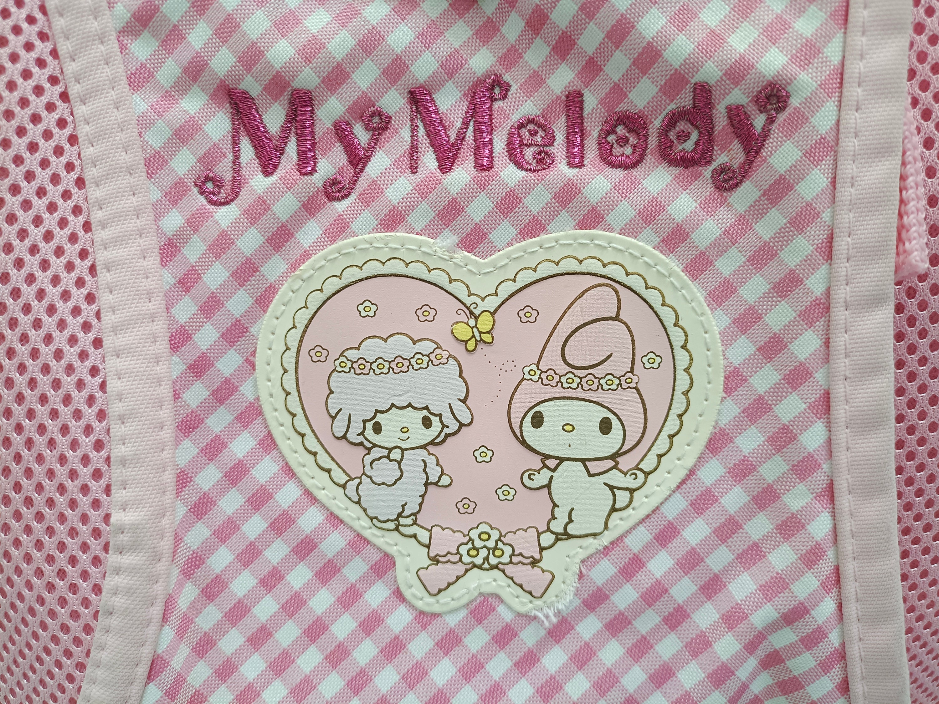 My Melody Backpack Sanrio Girl Pink Day Bag School Travel Kids Retro ...