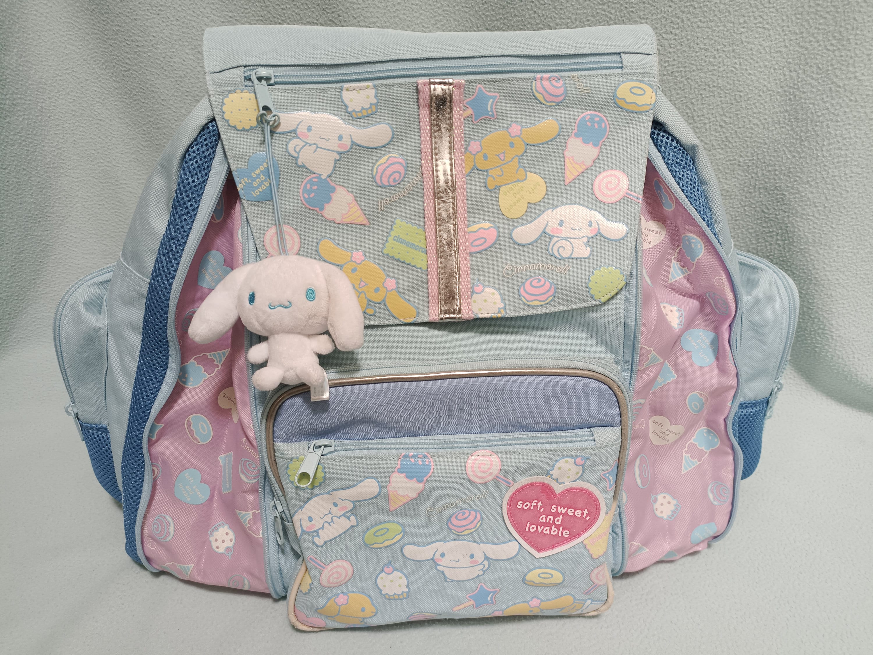 Sanrio Cinnamoroll Backpack Expandable School Outing Travel Kawaii ...