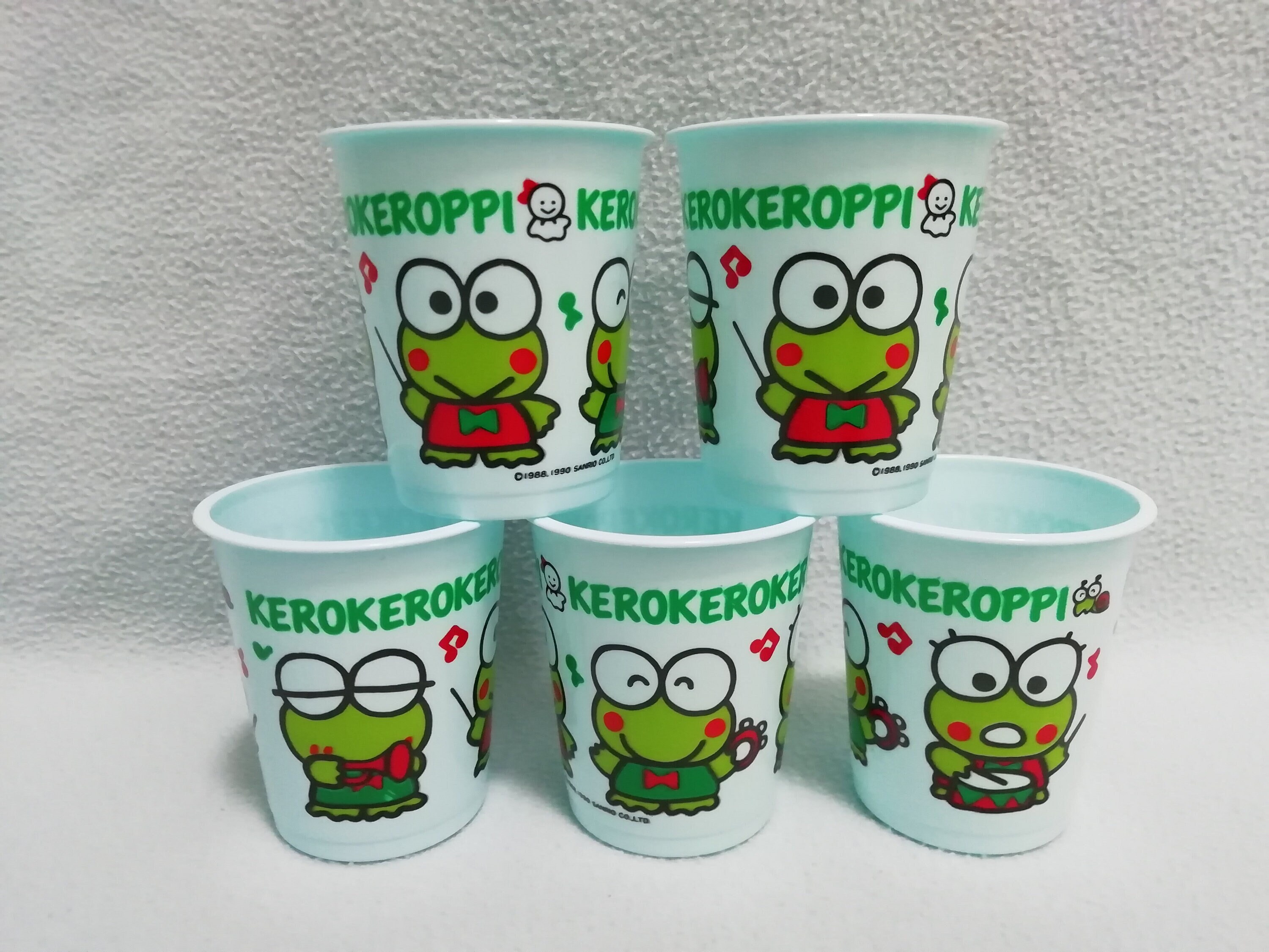 Vintage 1990 Sanrio Kero Keroppi Plastic Party Cup Set/ Made - Etsy