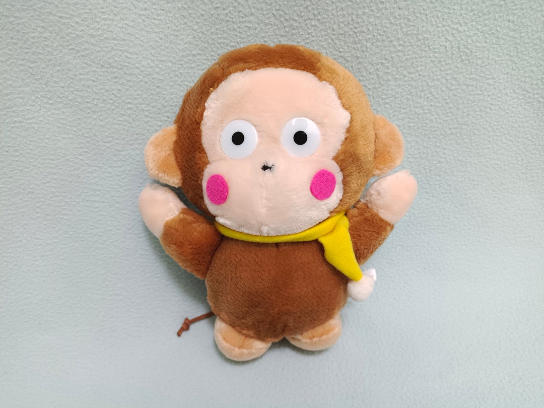 1996 Vintage Sanrio Monkichi Plush Doll 9" / Eikoh Japan Cute Kawaii ...