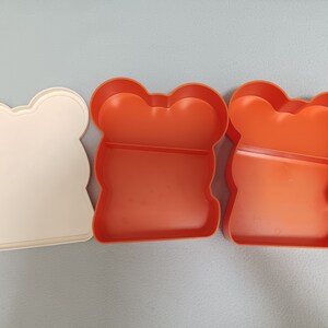 Vintage Hamutaro Lunch Box Container Dual Layers Large Hamtaro Cute ...