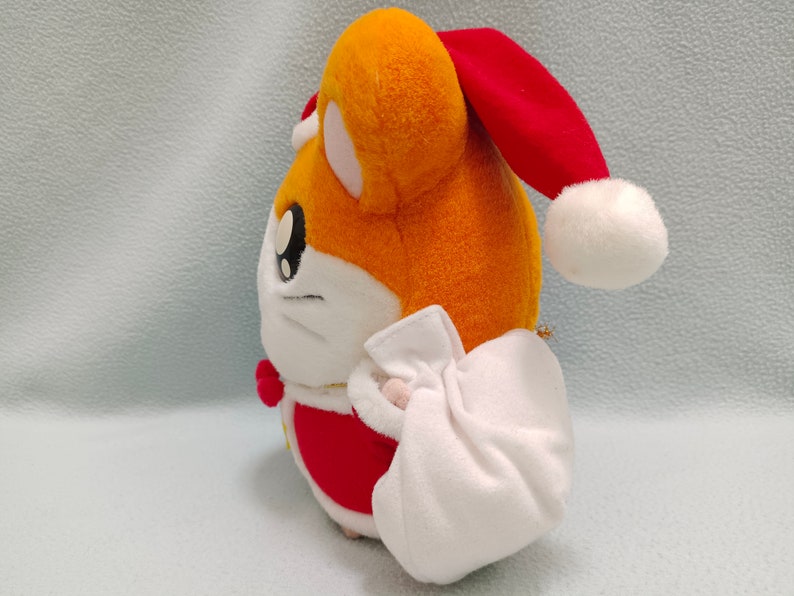 Vintage Tottoko Hamutaro Plush Doll Christmas Santa Xmas Soft Toy NOS ...