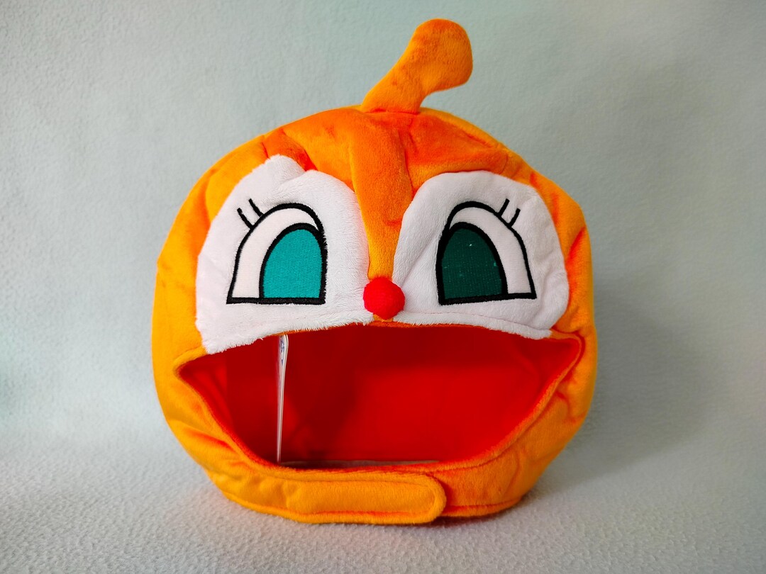 Anpanman Dokin Chan Cosplay Hat / Japan Kawaii Superhero Mascot Anime ...