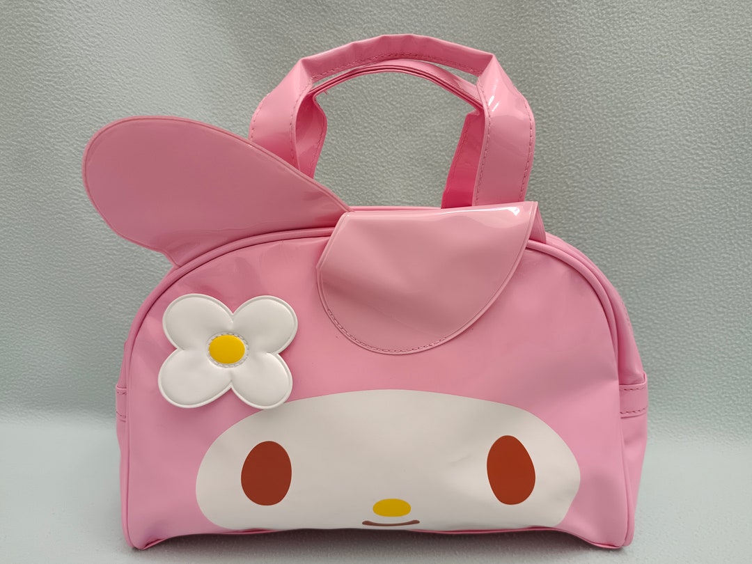 My Melody Sanrio Hand Bag Pouch Mini Pink / Japan Kawaii Rabbit Mascot ...
