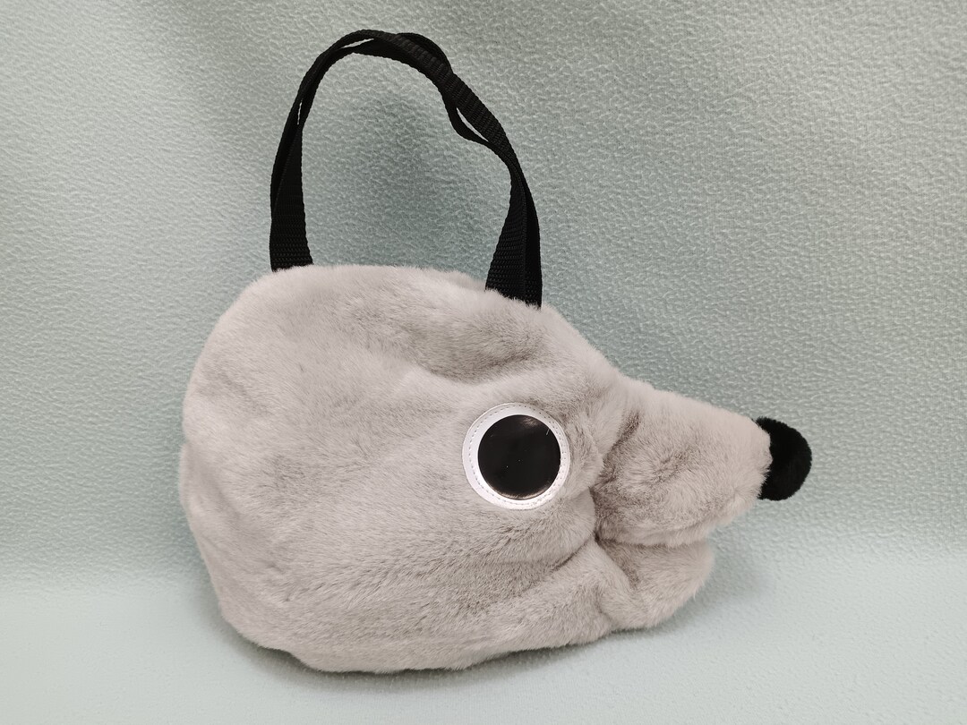 Vintage 1995 Pingu Penguin Robby Seal Hand Bag Purse Pouch Plush Fur ...