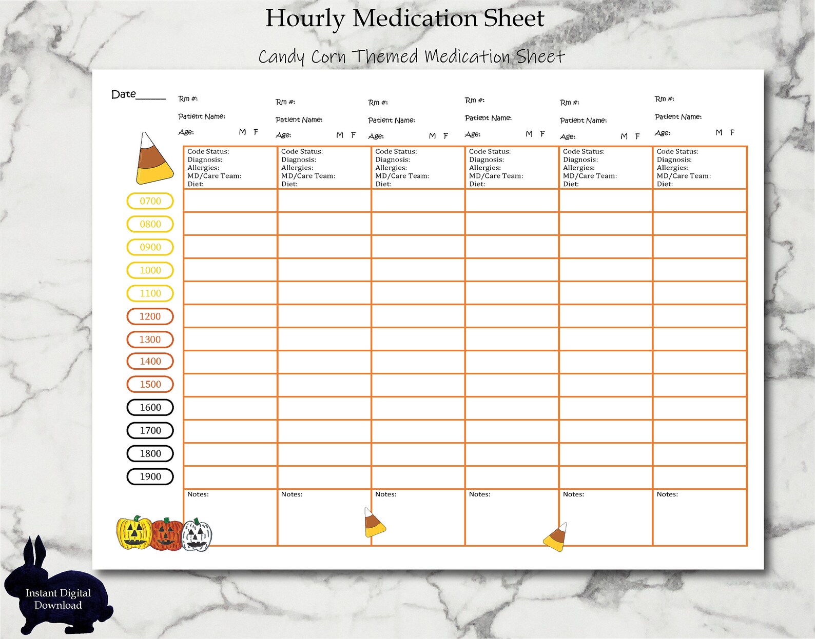 Nursing Report Sheet, Autumn Nurse Brain, Med Surg Handoff Report ...