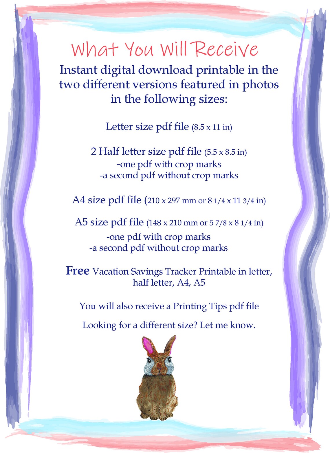 Travel Packing List Printable, Vacay Packing Checklist, Vacation ...