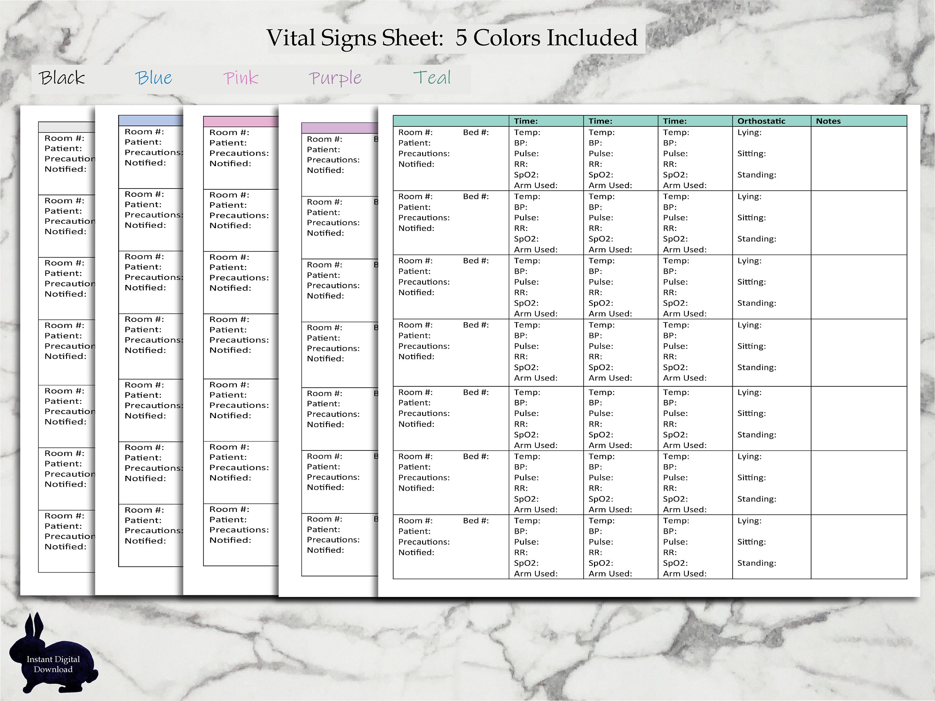 CNA Report Sheet, Vital Signs Printable, Nursing Assistant Brain, Patient Care Tech, Shift ...
