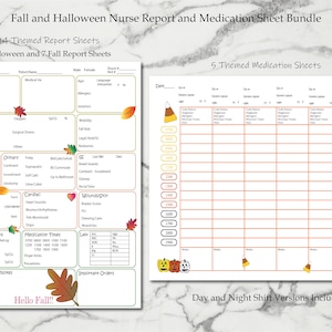 Nursing Report Sheet, Autumn Nurse Brain, Med Surg Handoff Report ...