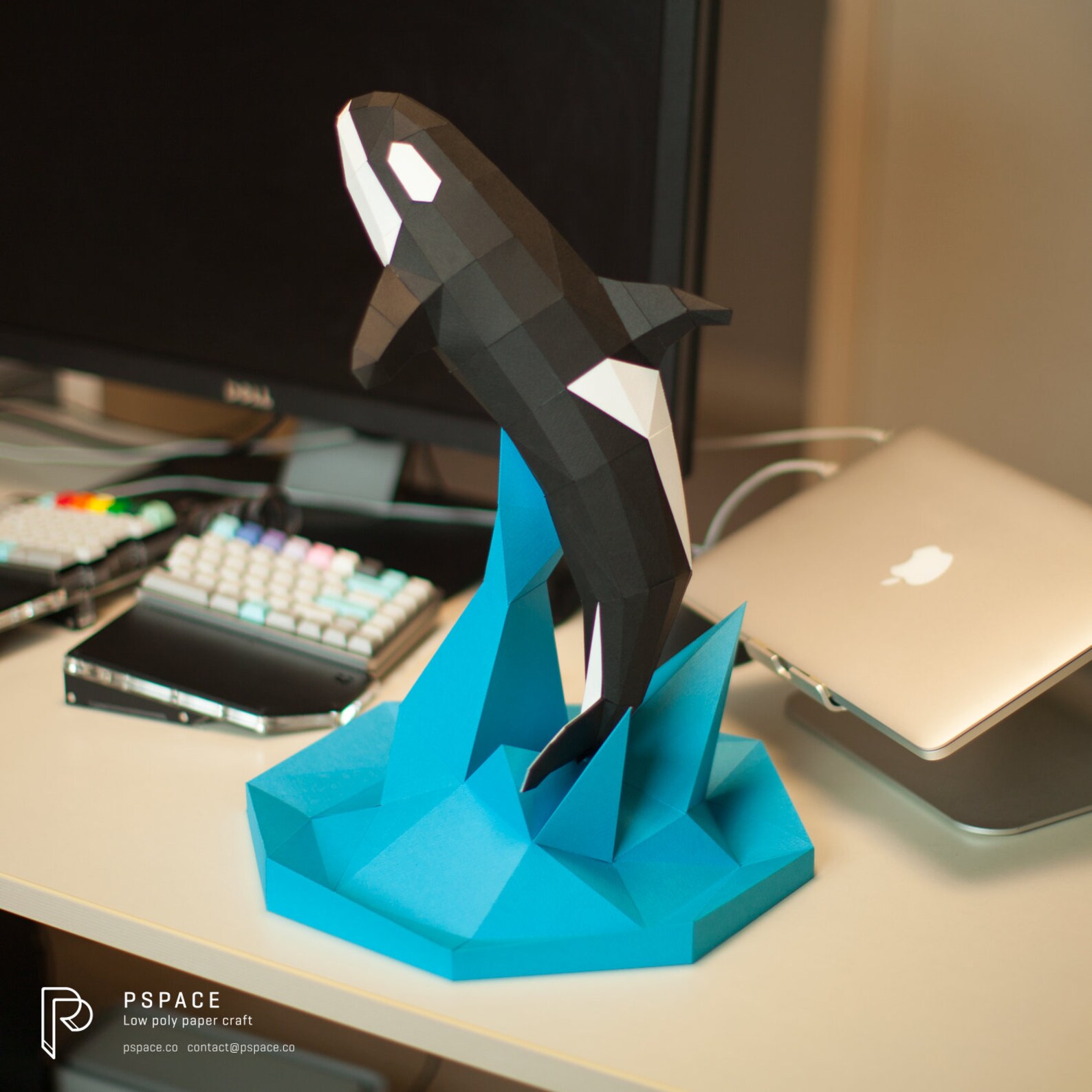 ORCA Paper Craft ORCA Paper Craft Template Paper - Etsy