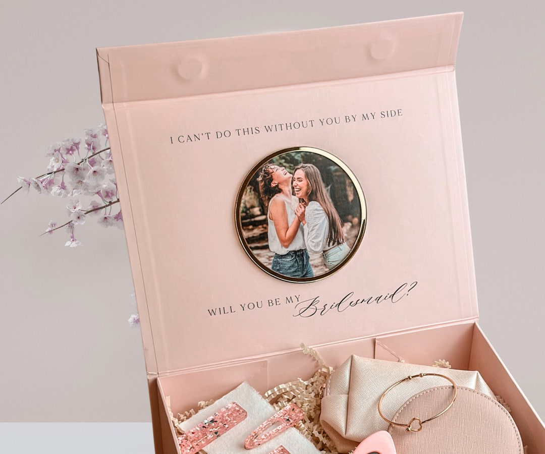 Luxury Personalized Photo Gift Box | Keepsake Box | Wedding Party Gift ...