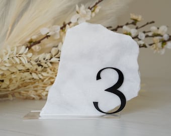 Acrylic Table Number Script Font Wedding Decor Wedding - Etsy