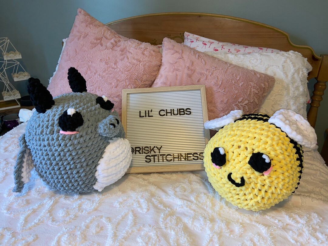 Custom Chubby Plushie: Handmade Blanket Yarn Stuffed Animal - Etsy