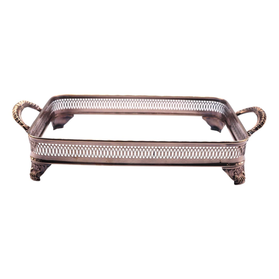 Vintage Silverplate Casserole Dish Stand - Etsy