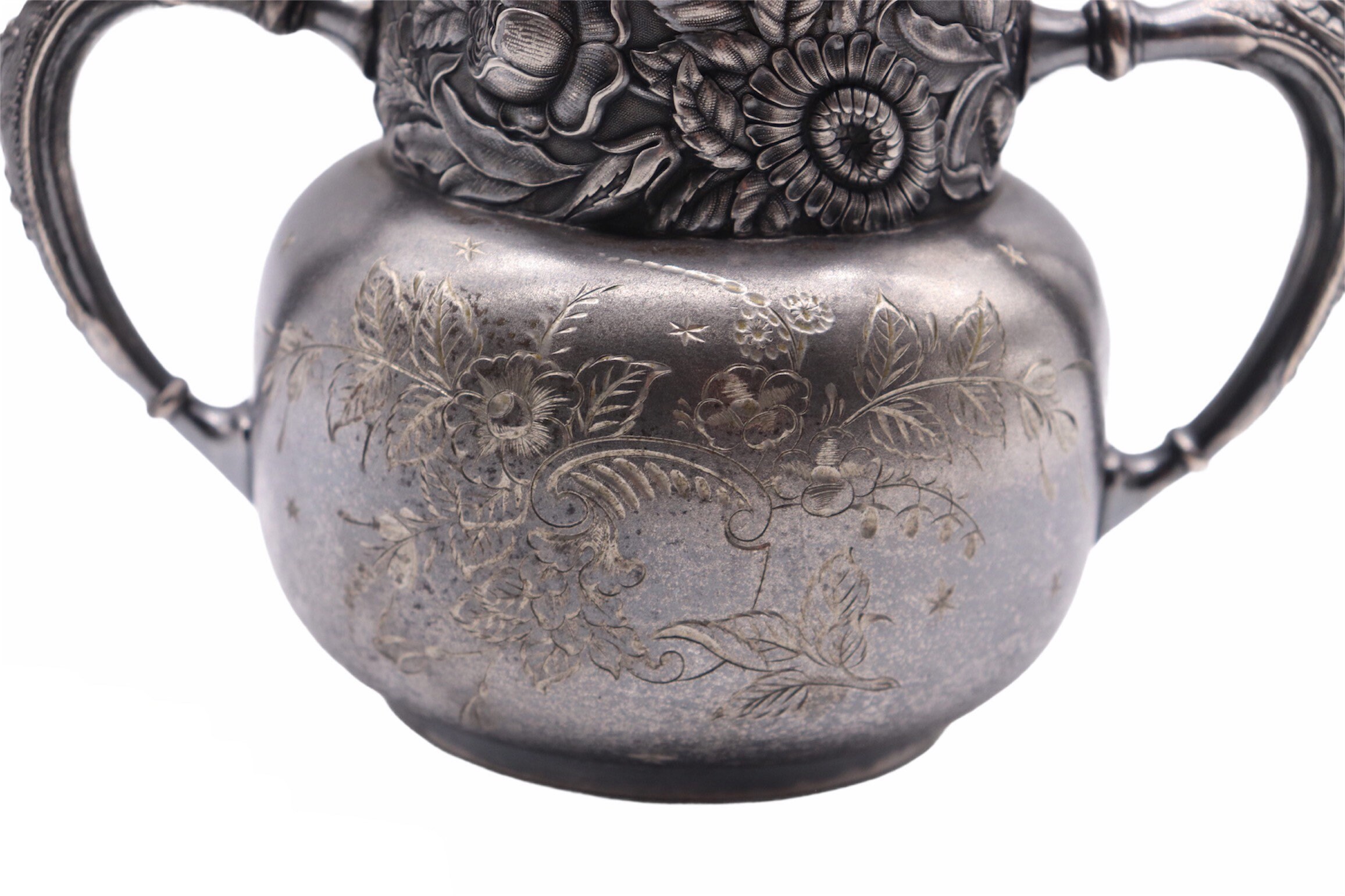 Derby Silver Co. Quadruple Plate Handled slop Pot - Etsy