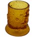 U.S Glass Co. EAPG monkey on a Tree Stump Amber Glass Toothpick Holder ...