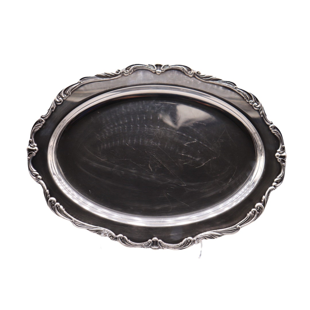 Towle Silver Plate old Master Oval Serving Platter / Decorative Tray - Etsy