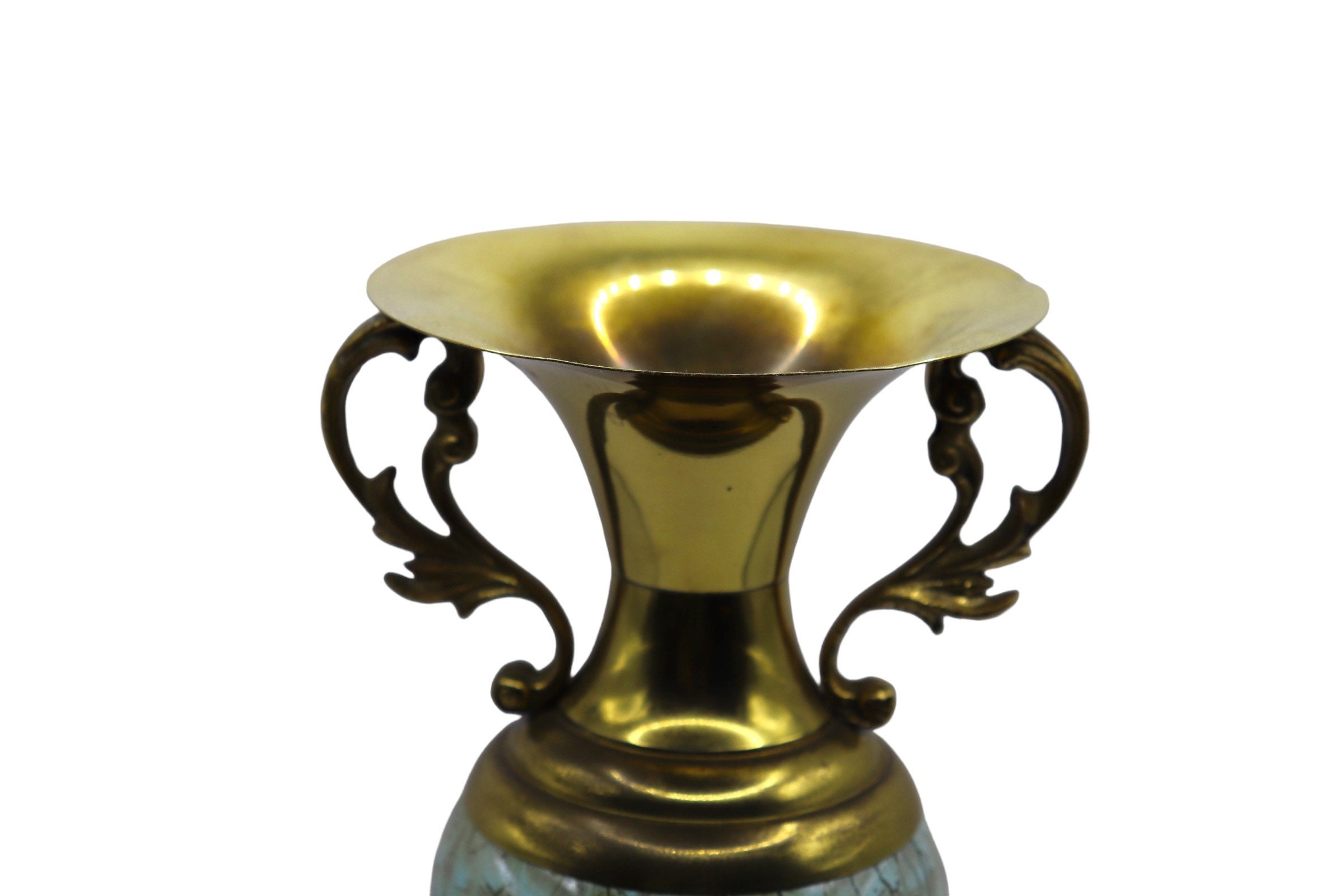 Mid Century Modern Delft Holland Hand Painted Turquoise and - Etsy