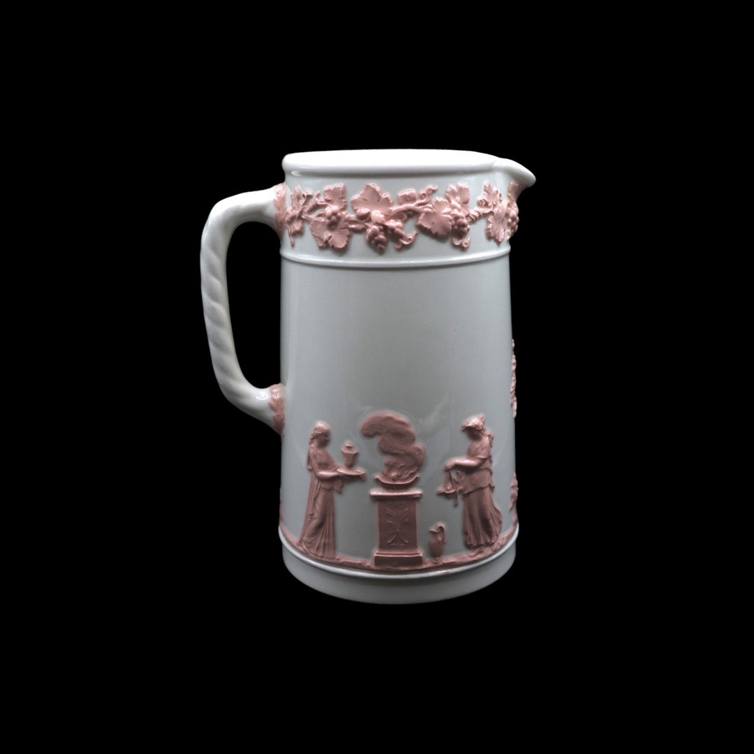 Wedgwood Pink on Cream Color Queens Ware 28oz Jug - Etsy