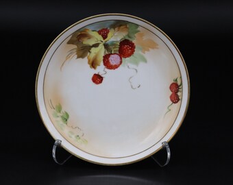 Antique Large Japanese Nippon Plate Signed Plate Hand Painted Handmade ...