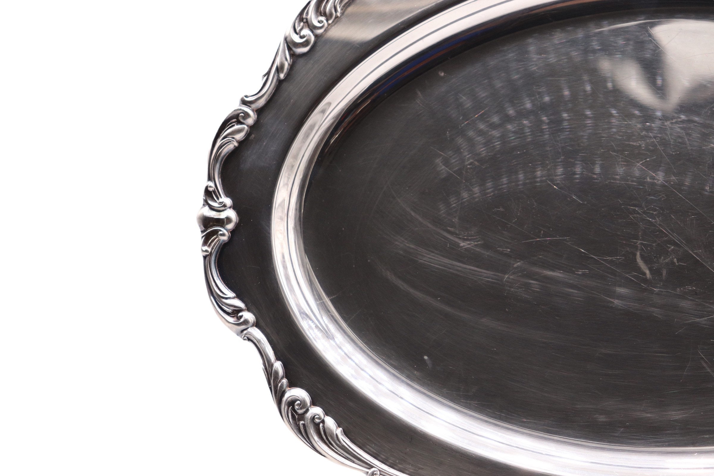 Towle Silver Plate old Master Oval Serving Platter / Decorative Tray - Etsy