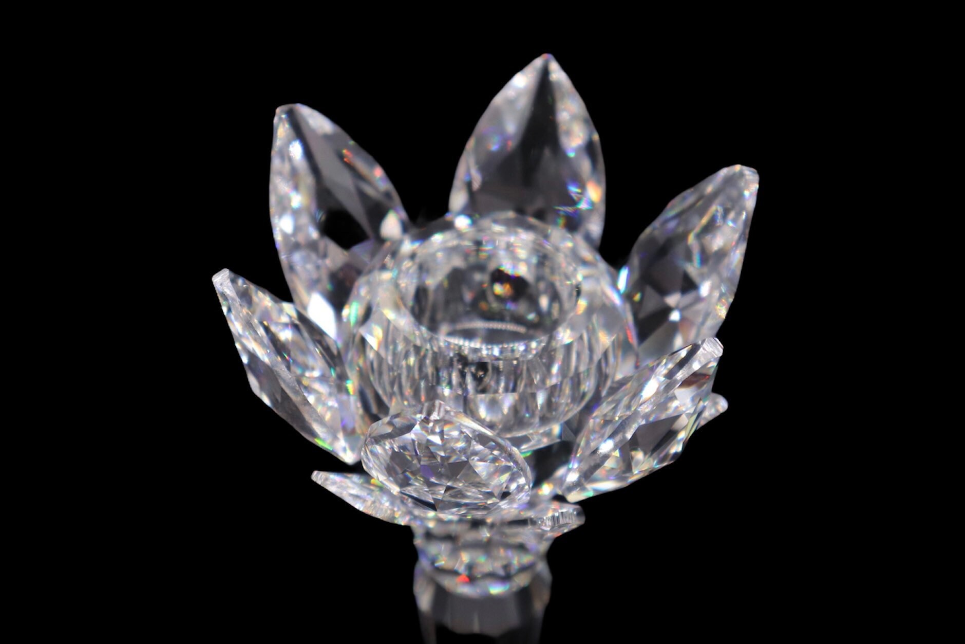 RARE Swarovski Crystal Tulip Candleholder - Etsy