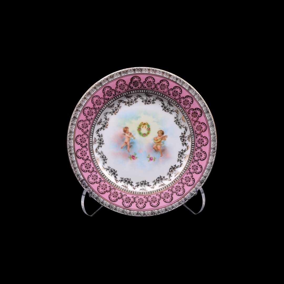 Victoria Carlsbad Austria Hand Painted Victorian Style Salad Plate - Etsy