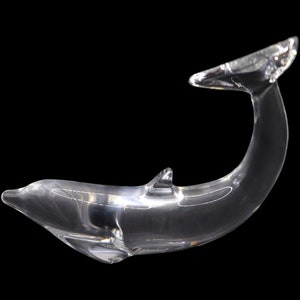 Baccarat Crystal Dolphin Paperweight / Figurine - Etsy
