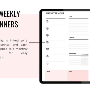 Pink Digital Planner 2024digital Planner 2024ADHD Digital - Etsy