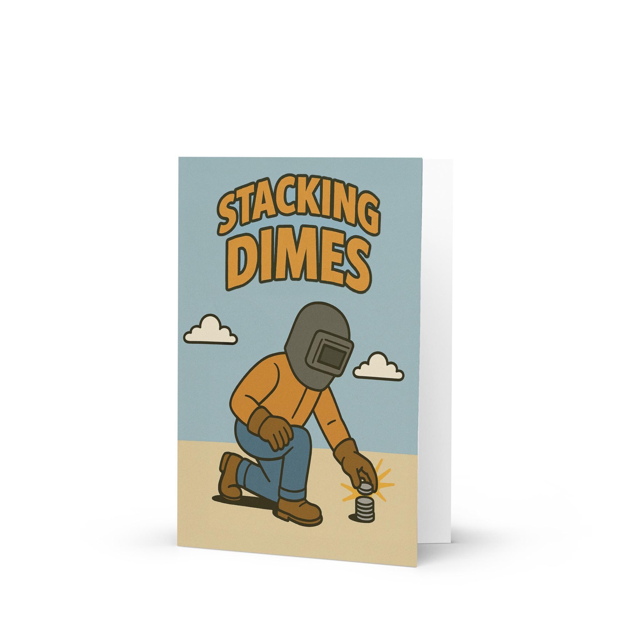 Welding Card | Welding Graduation Card - Retro Print Style Illustration ...