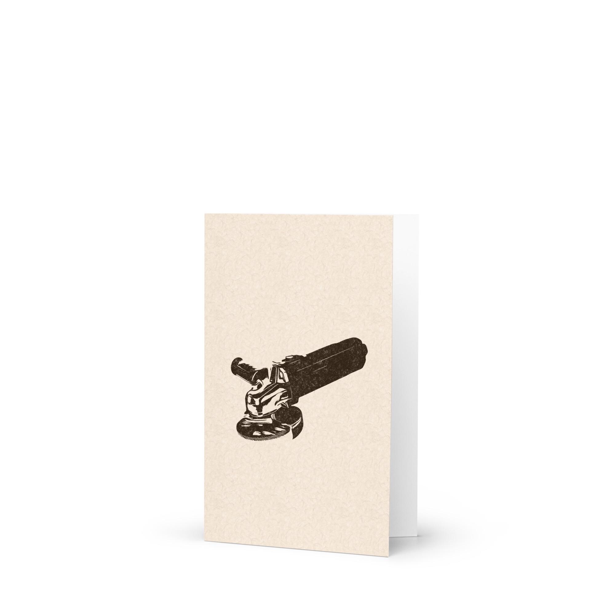 Welding Card | Welding Graduation Card - Woodblock Print Style ...