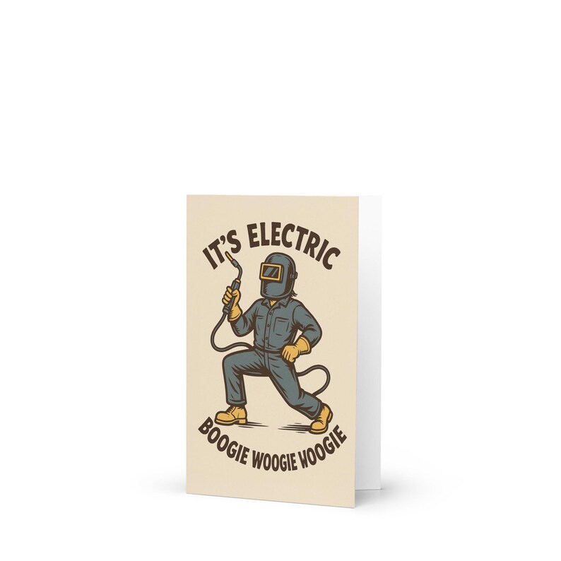 Welding Card | Welding Graduation Card - Retro Print Style Illustration ...