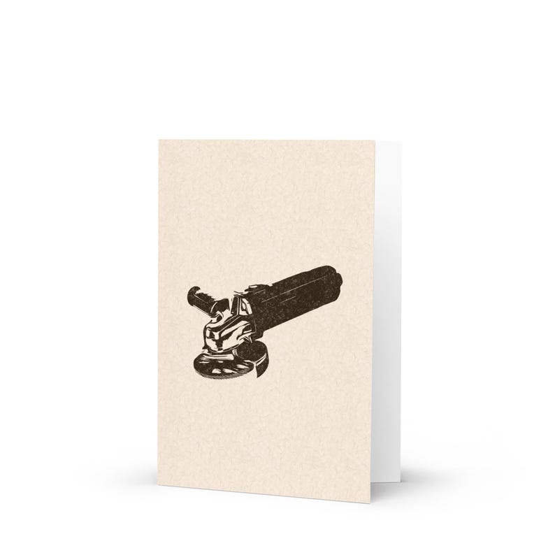 Welding Card | Welding Graduation Card - Woodblock Print Style ...