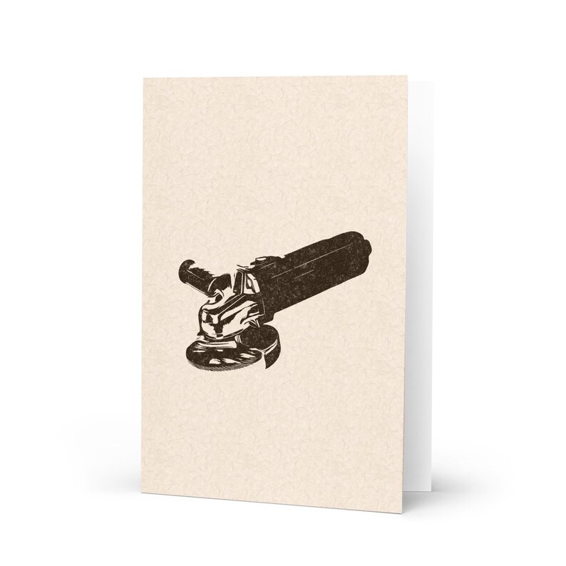 Welding Card | Welding Graduation Card - Woodblock Print Style ...