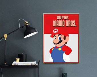 Super Mario Bros - Digital Print - Etsy