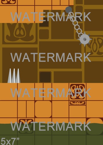 Labyrinth Zone Minimal Print Sonic the Hedgehog Digital Download - Etsy