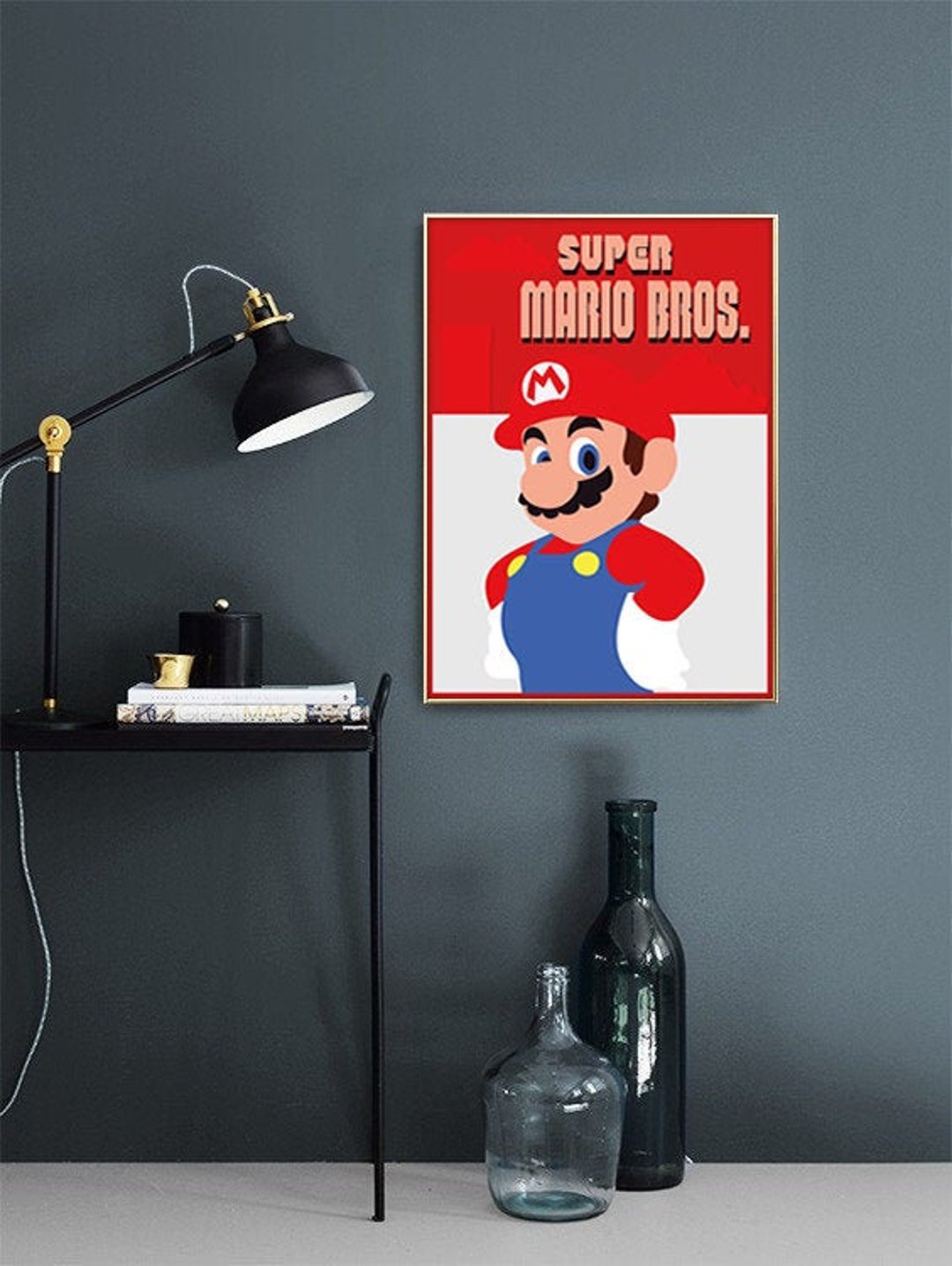 Super Mario Bros Colourful Minimal Print Digital Download - Etsy