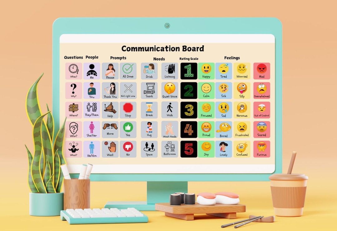 Communication Board - Etsy