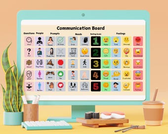 I Feel Communication Board - Etsy