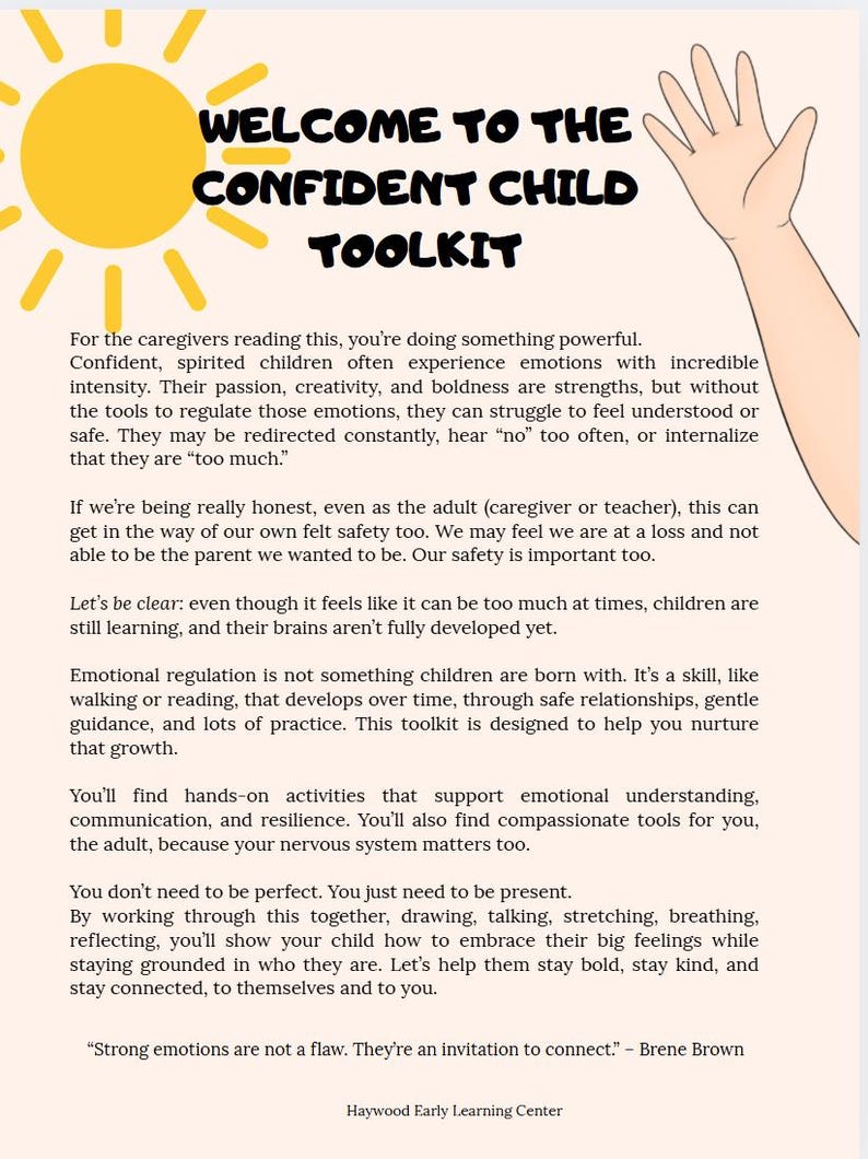 The Confident Child Toolkit - Etsy